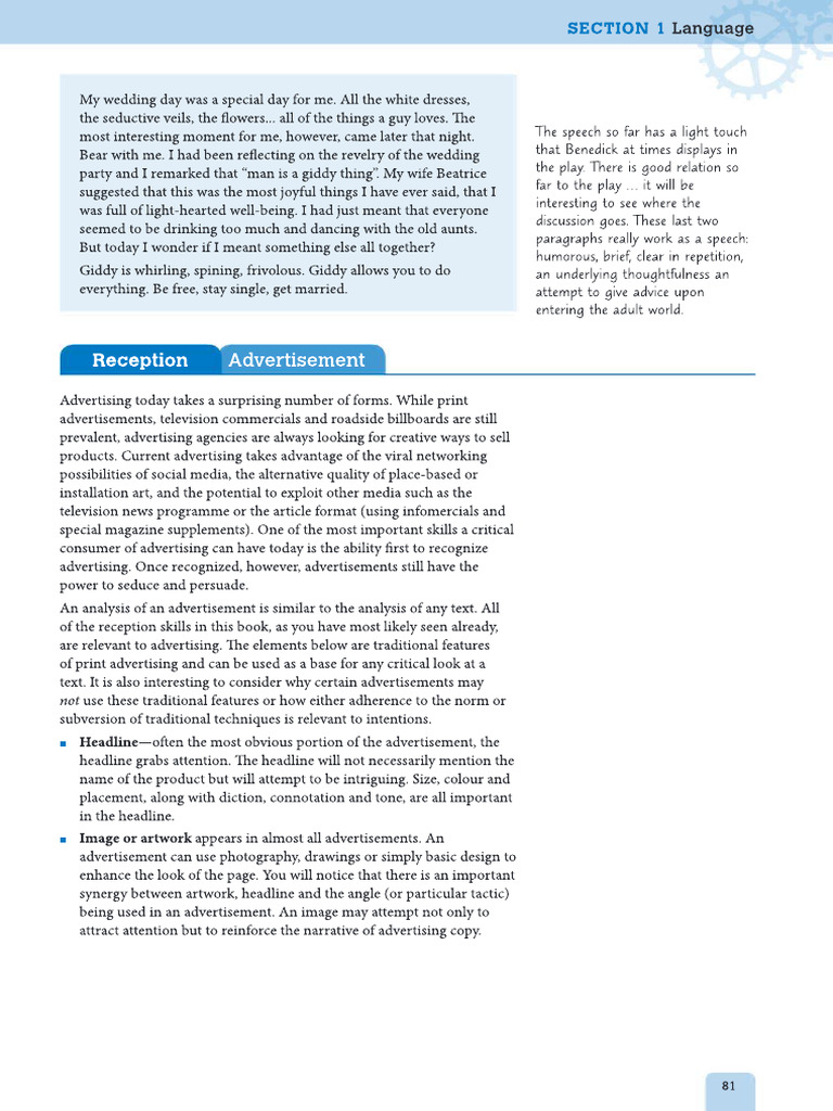 Advertisement - Traditional Features of Print Ads | PDF