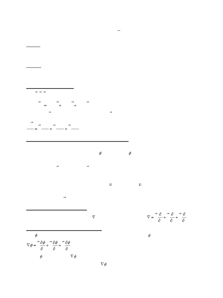 Unit-4 Vector Differentiation | PDF | Divergence | Euclidean Vector