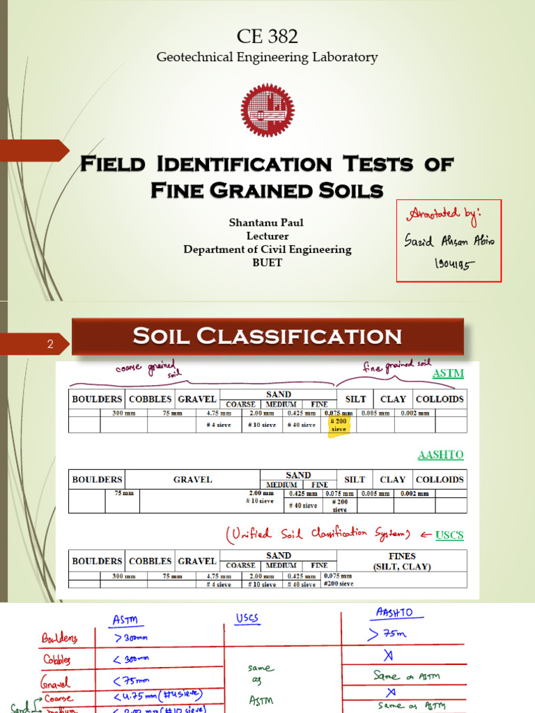 All Lecture Slides With Annotations | PDF | Sand | Gravel