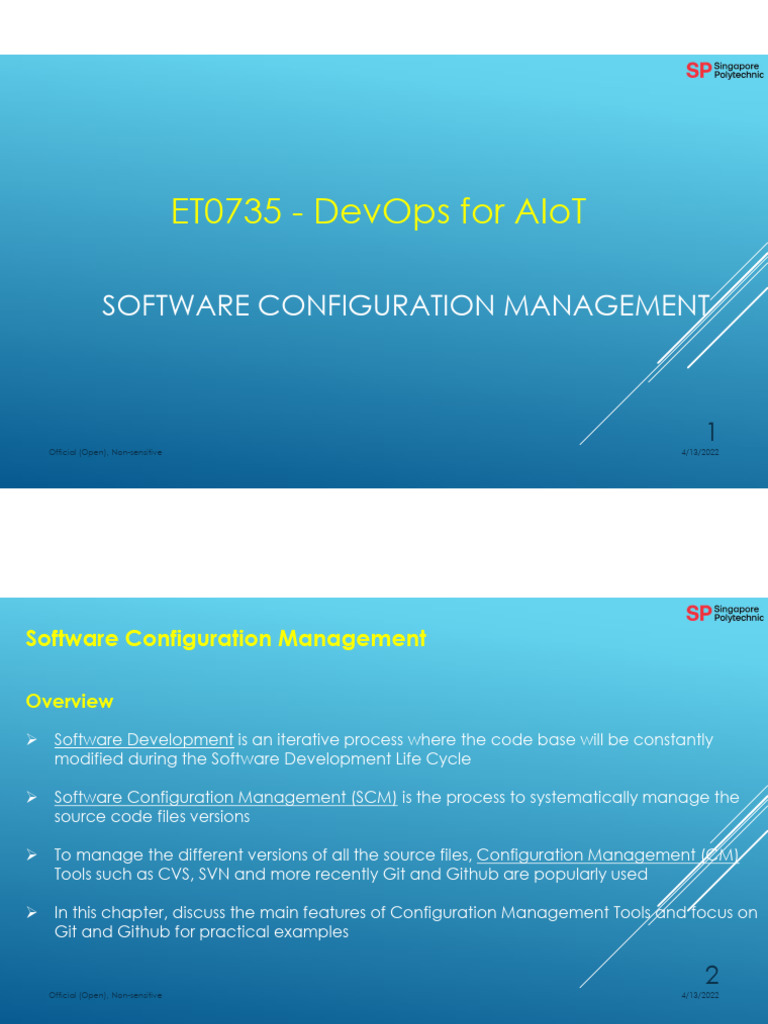 Software Configuration Management | PDF | Version Control | Systems Engineering
