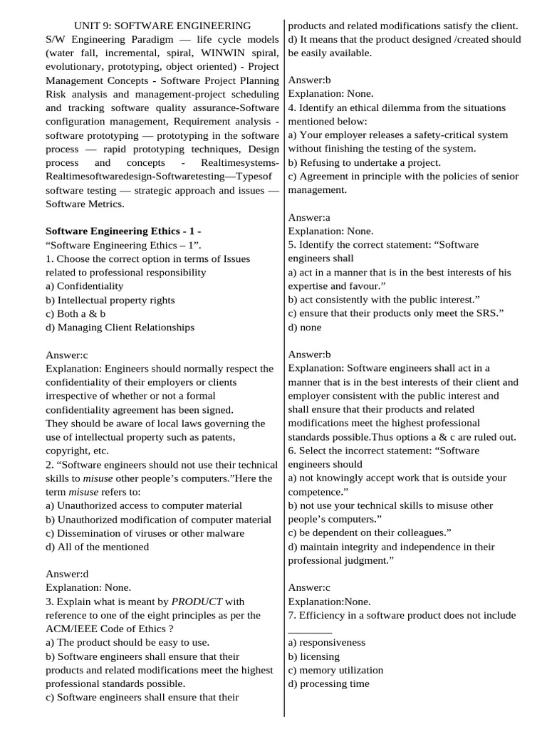SE Final | PDF | Software Development Process | Agile Software Development