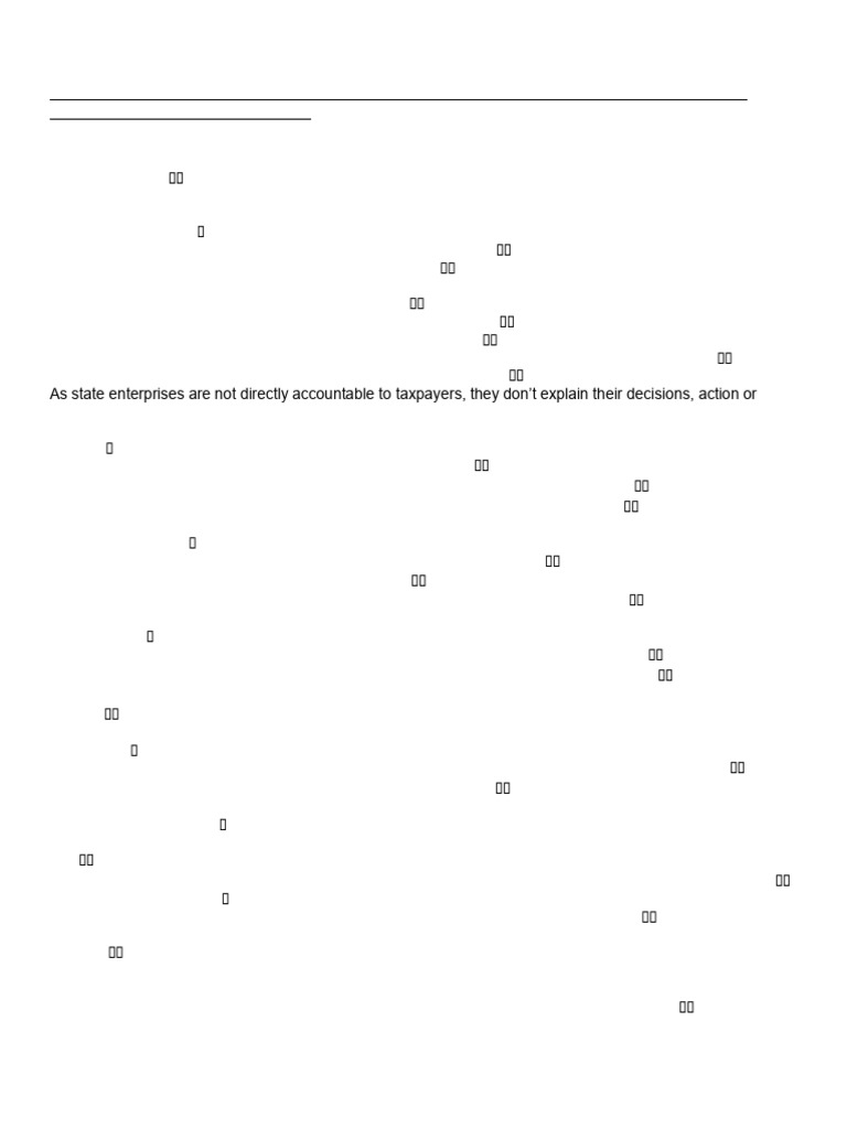 Topic 3 Reasons For Public Sector Failure | PDF | Accountability | Policy