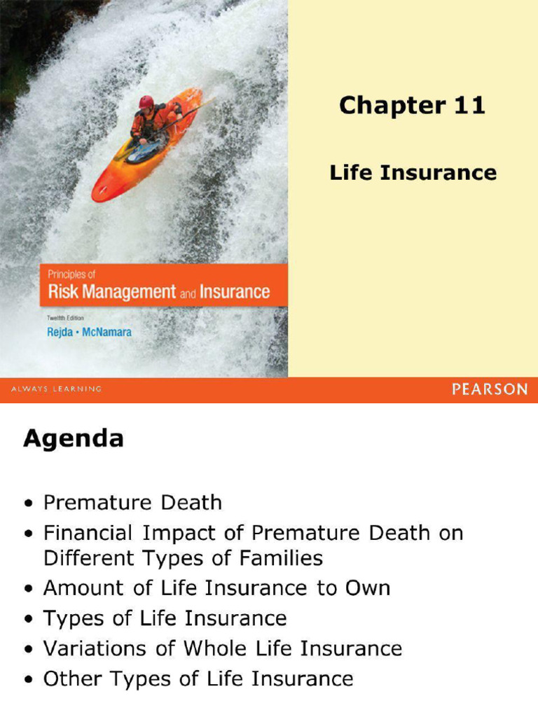 Chapter 11 Life Insurance | PDF