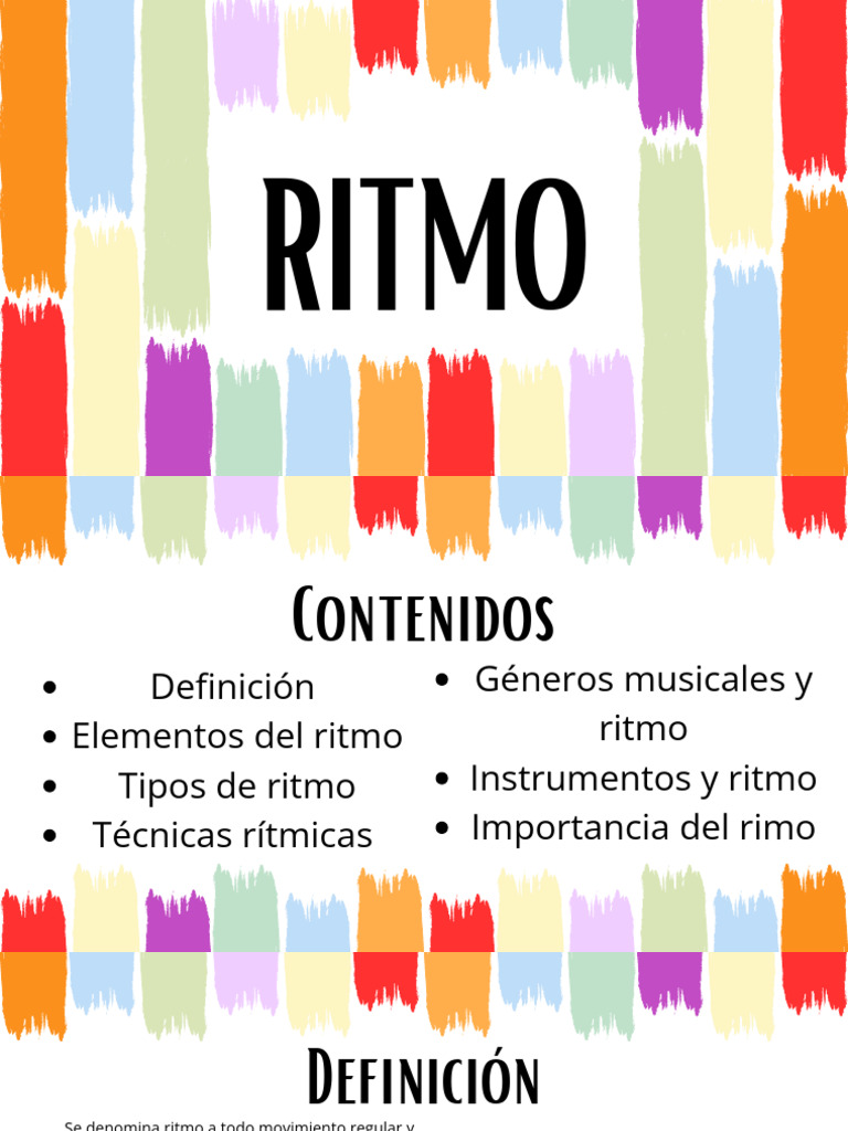 RITMO | PDF | Ritmo | Subgéneros musicales