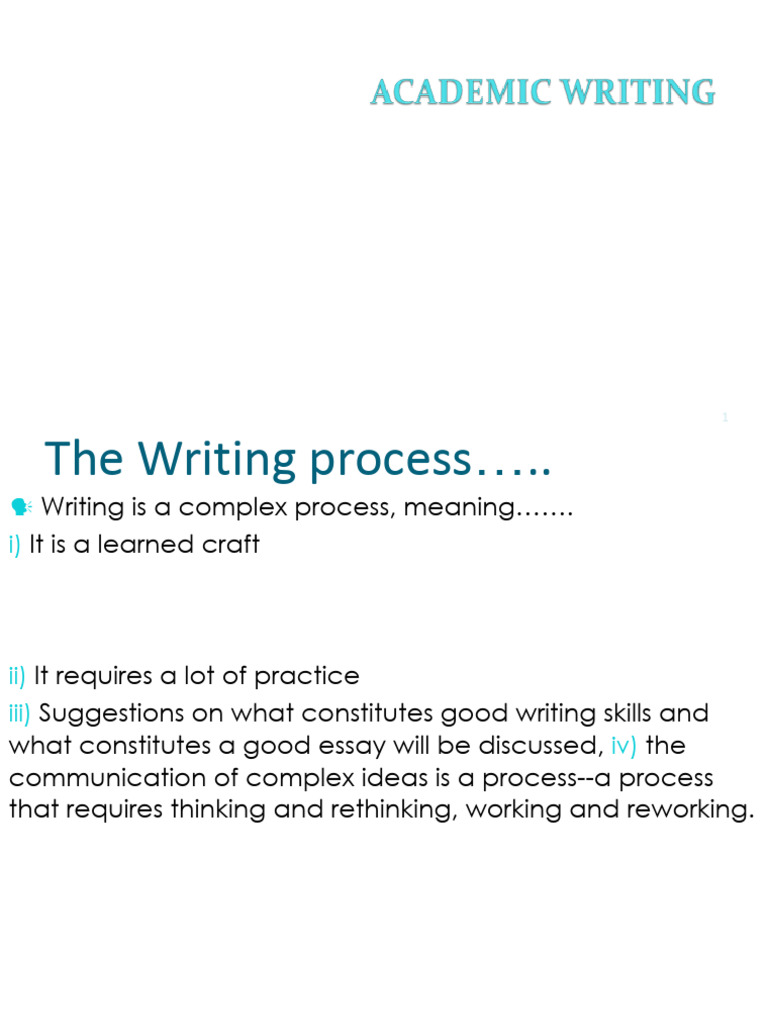 A Introduction To Academic Writing | PDF | Essays | Communication