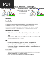 SOP for Walk-In Client Processing | PDF | Inventory | Logistics