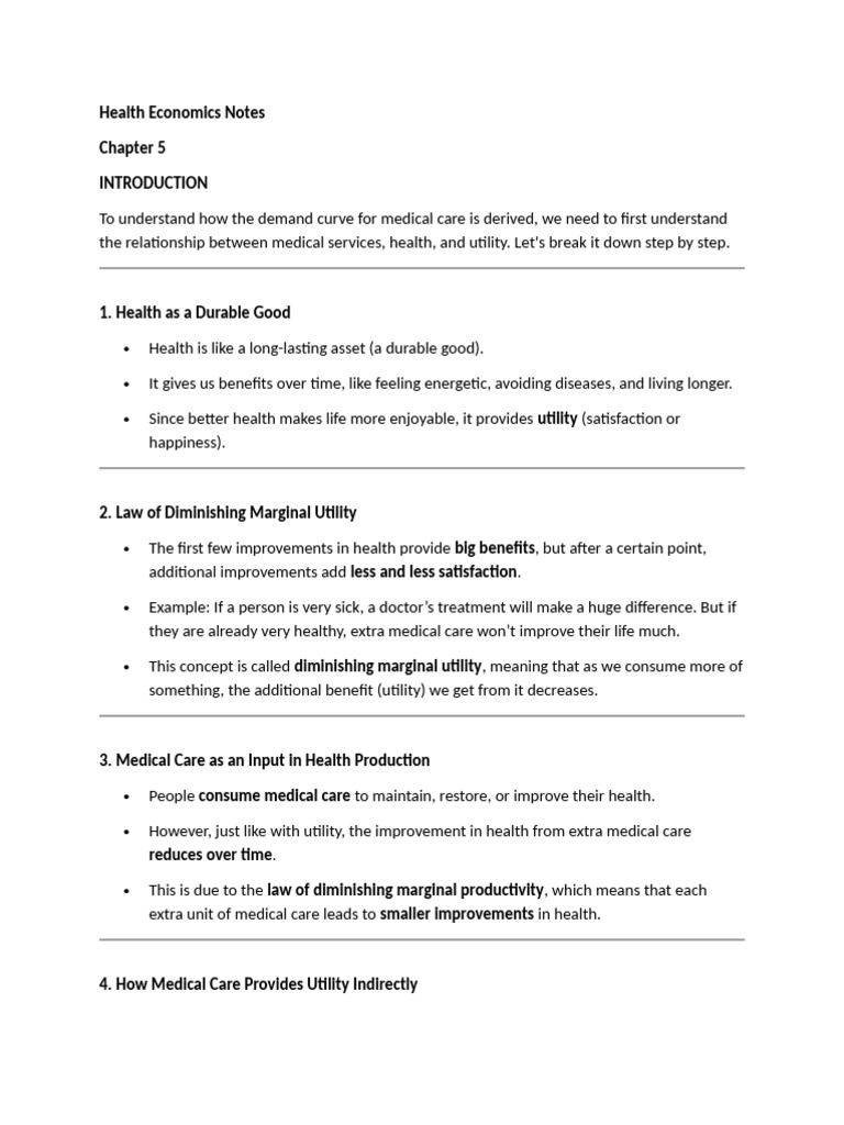 Demand Curve in Healthcare Economics | PDF | Perfect Competition ...