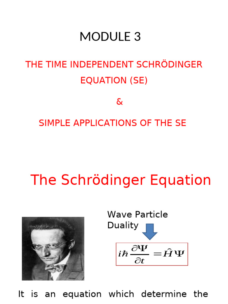 Tise Potentials | PDF | Quantum Tunnelling | Schrödinger Equation