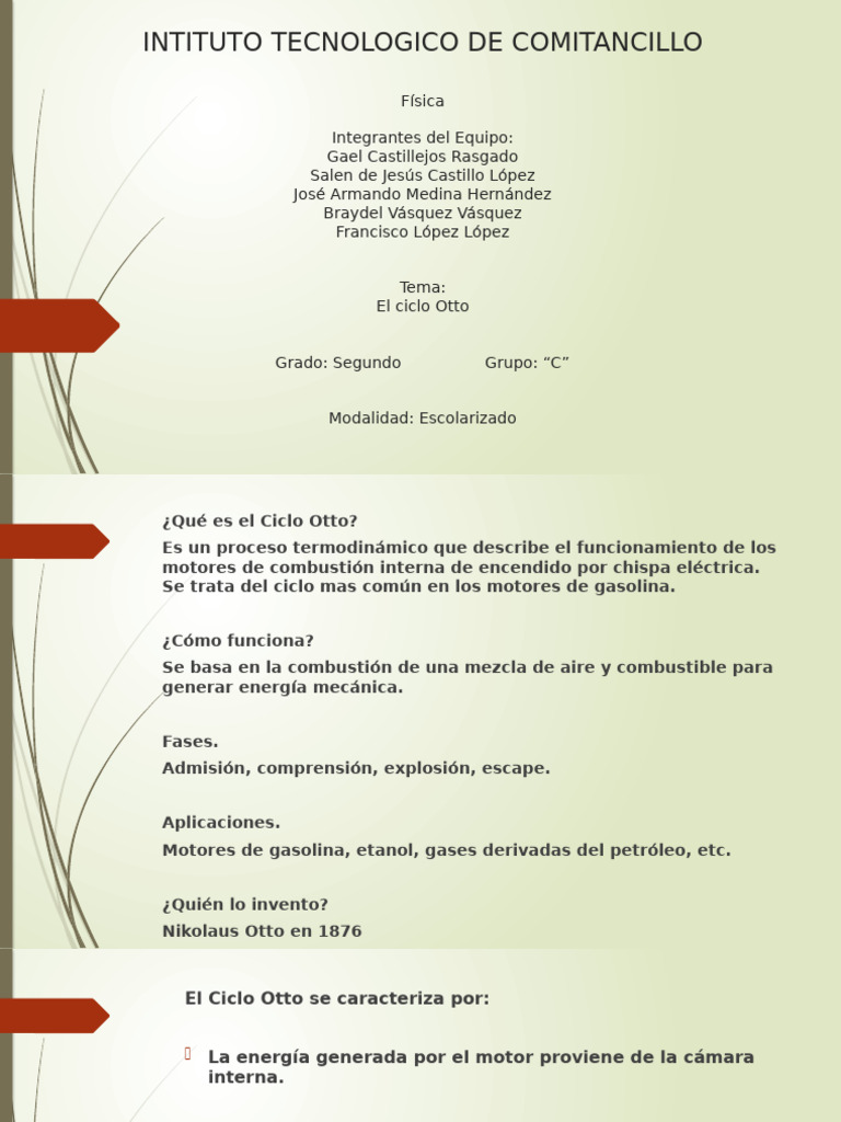 Ciclo Otto | PDF