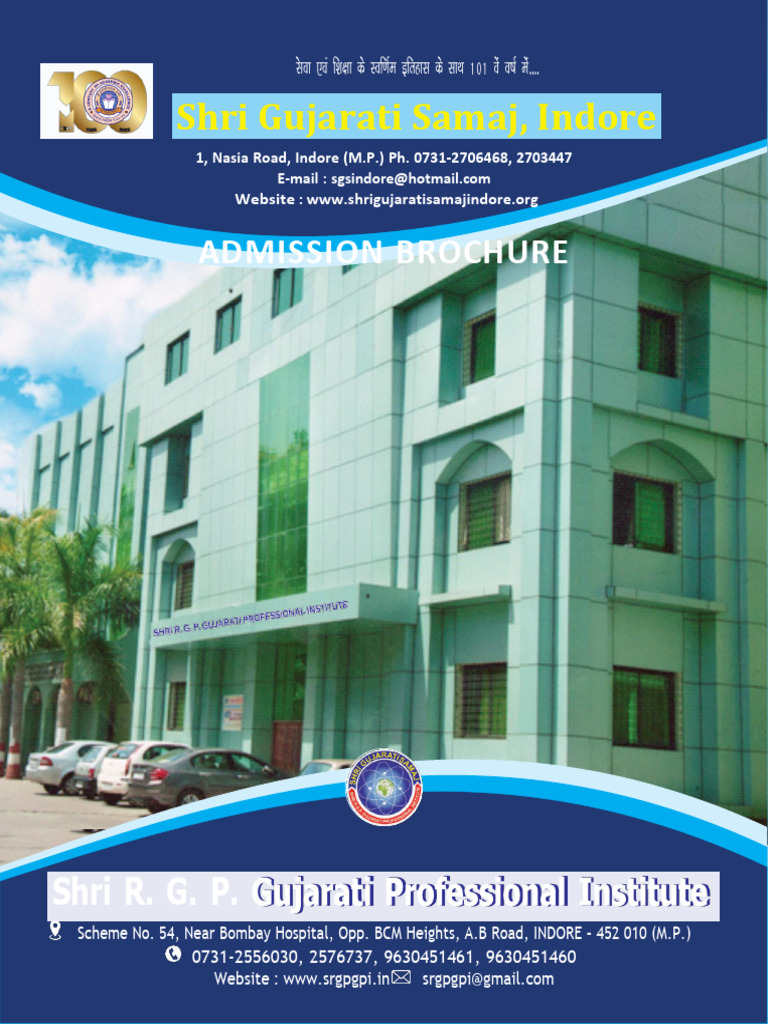 Brochure Srgpgpi 2025-26 | PDF | Academic Degree | Educational Stages