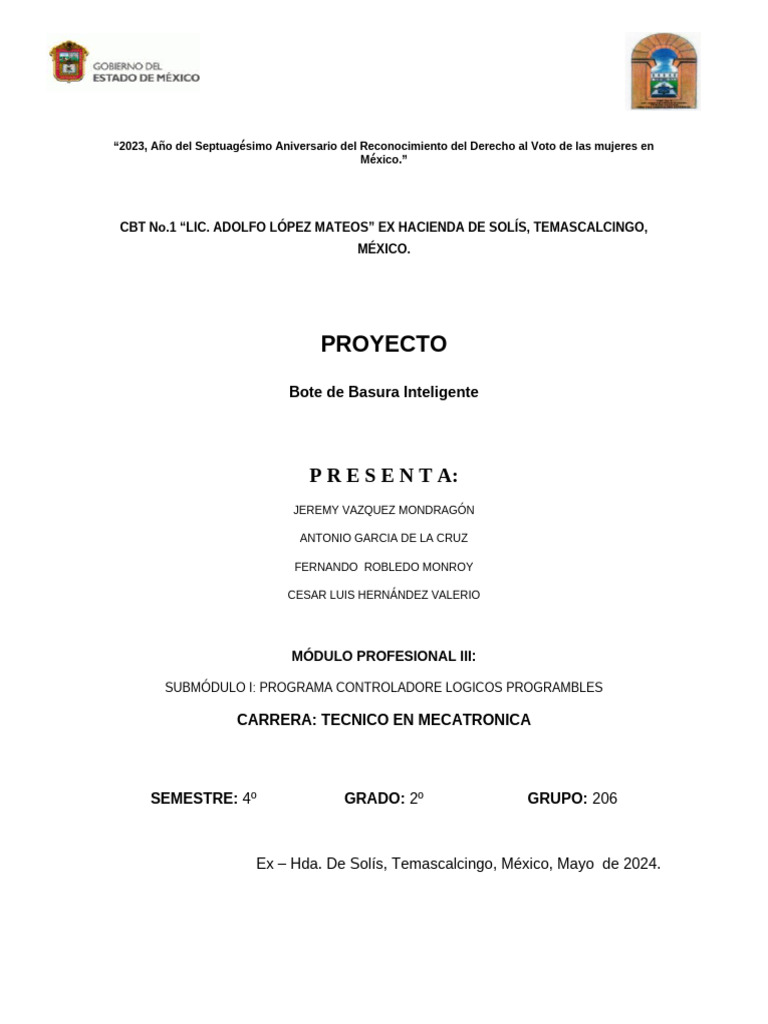 Proyecto Sub1 | PDF | Residuos | Gestión de residuos