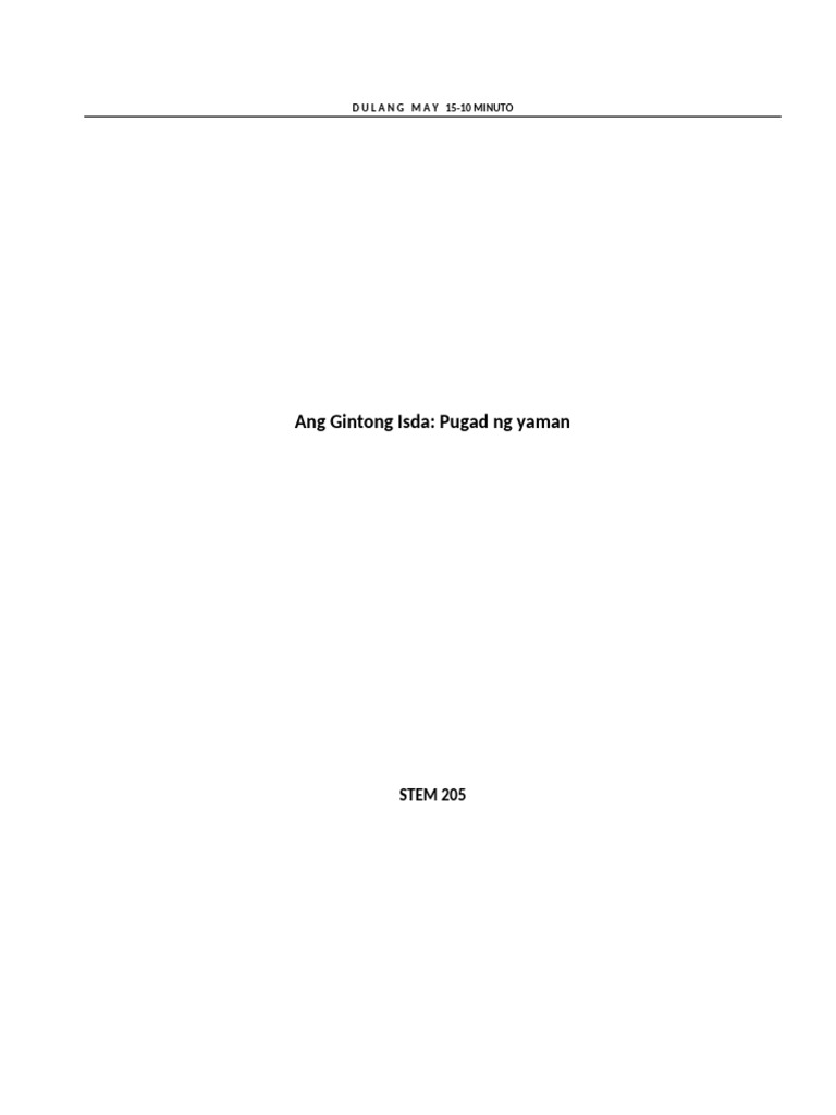 Ang Gintong Isda 2 | PDF