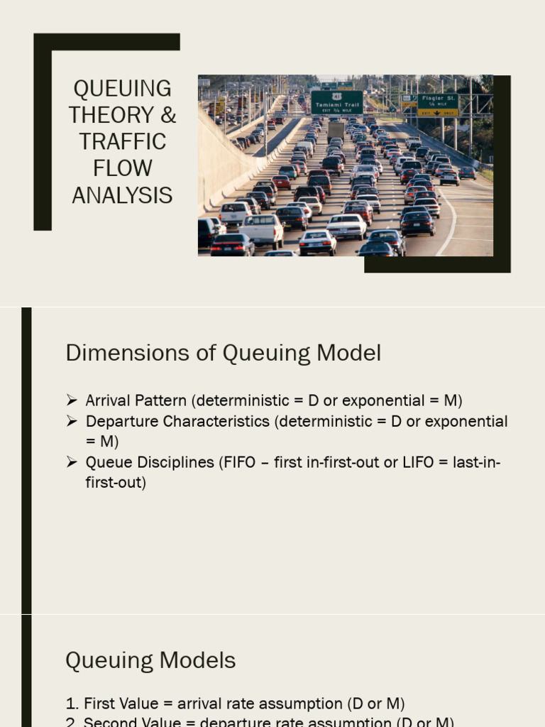 Module 5 - Queuing Theory and Traffic Flow Analysis | PDF | Applied Mathematics