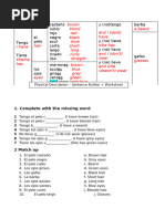Describing Hair and Eyes in Spanish | PDF