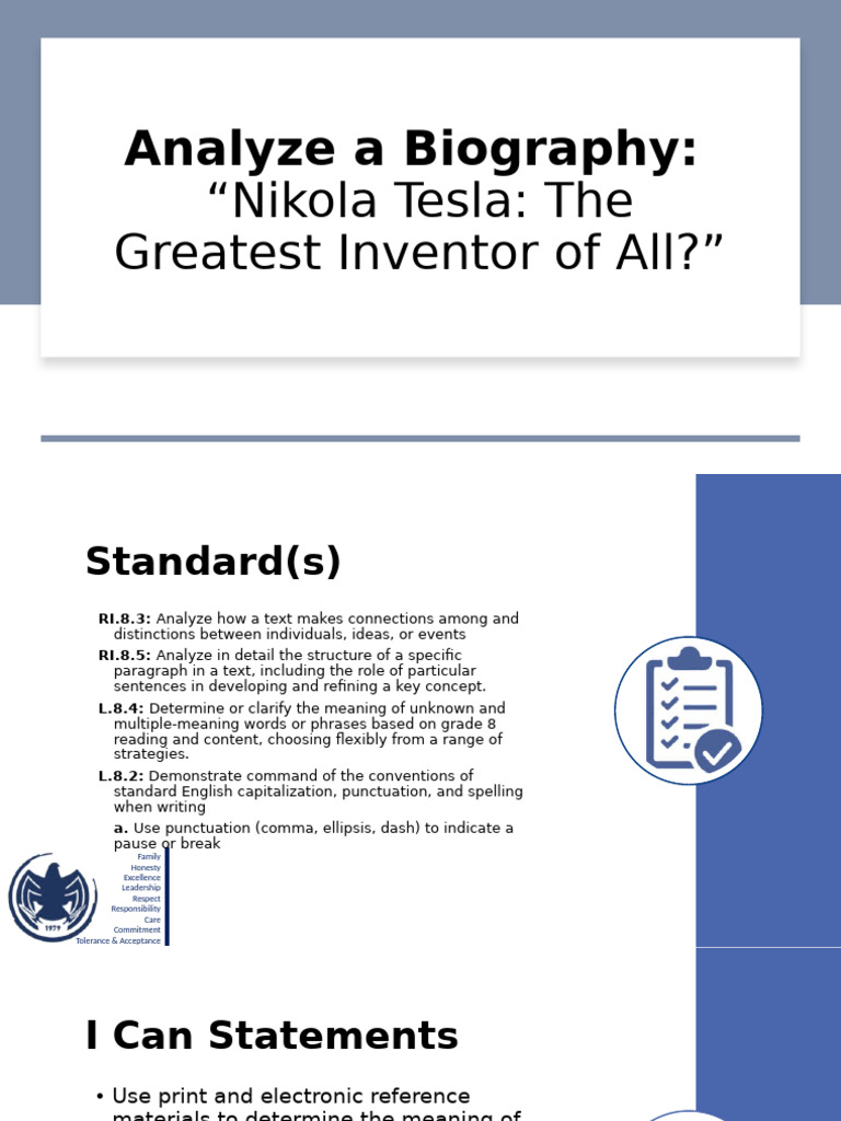 G8 - Unit - 3 - Nikola Tesla - The Greatest Inventor of All) | PDF ...