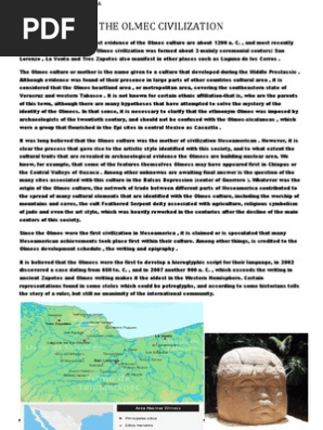 Olmec Civilization Timeline