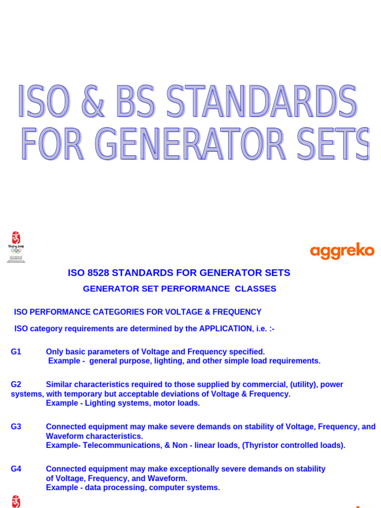 Npt58 Iso & Bs Standards | PDF | Steady State | Electric Generator