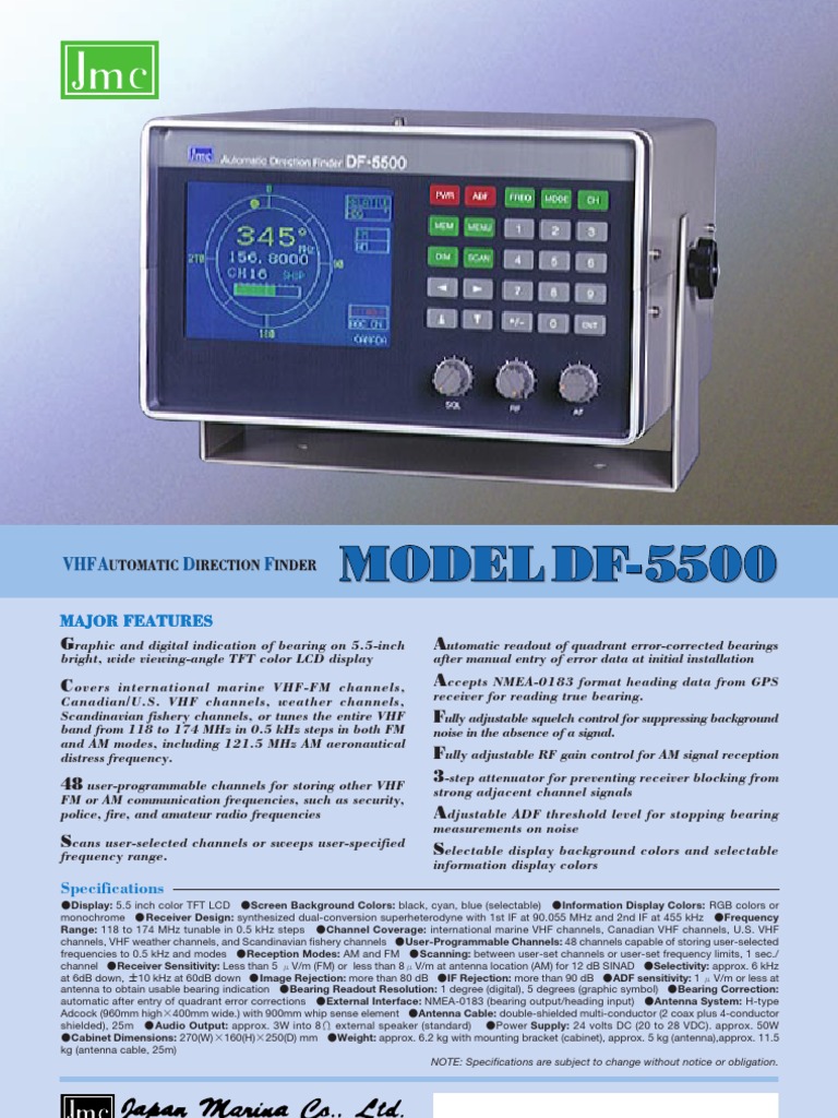 VHF Radio Direction Finder | PDF | Very High Frequency | Am Broadcasting