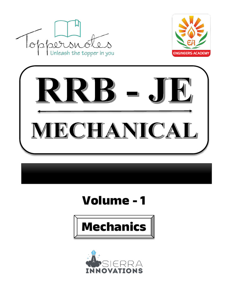 Volume 1 Machenics 1 | PDF