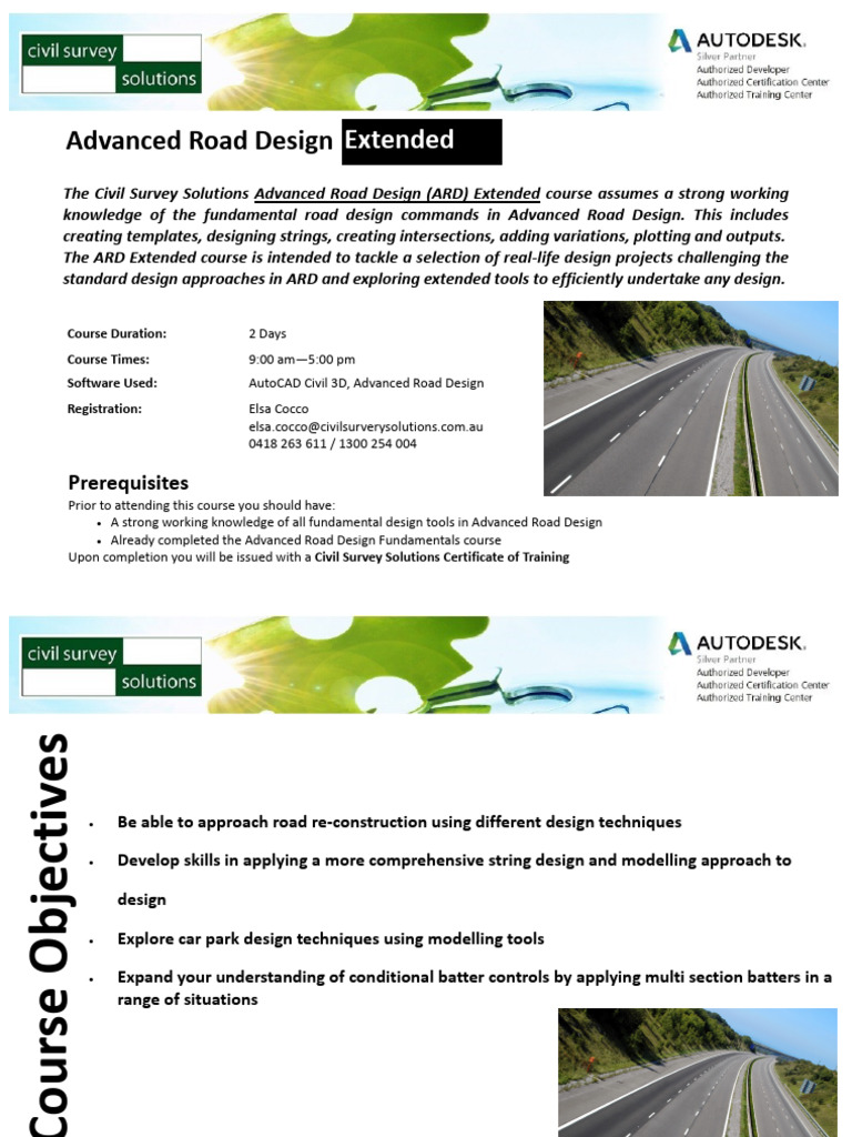 CSS - Advance Road Design Extended - 2014 | PDF | Design | Computing