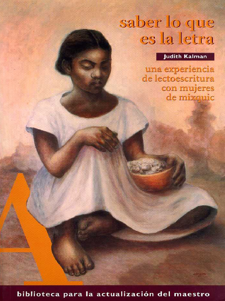 Judith Kalman .Saber Lo Que Es La Letra | PDF | Literatura | Conocimiento