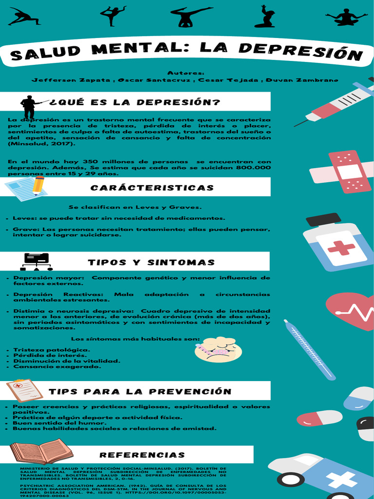 Salud Mental Depresión y Ansiedad | PDF | Trastorno depresivo mayor ...