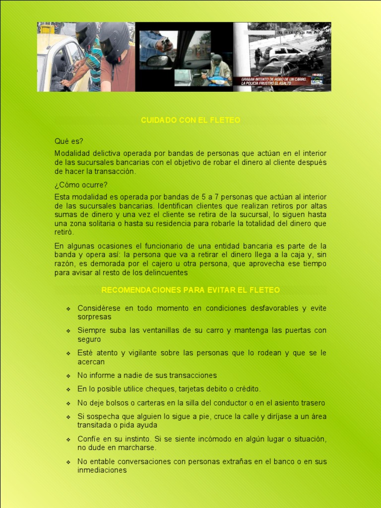 Cuidado Con El Fleteo | PDF | Derecho