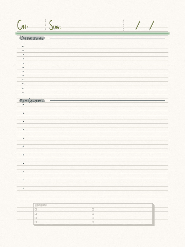 School Note Template | PDF