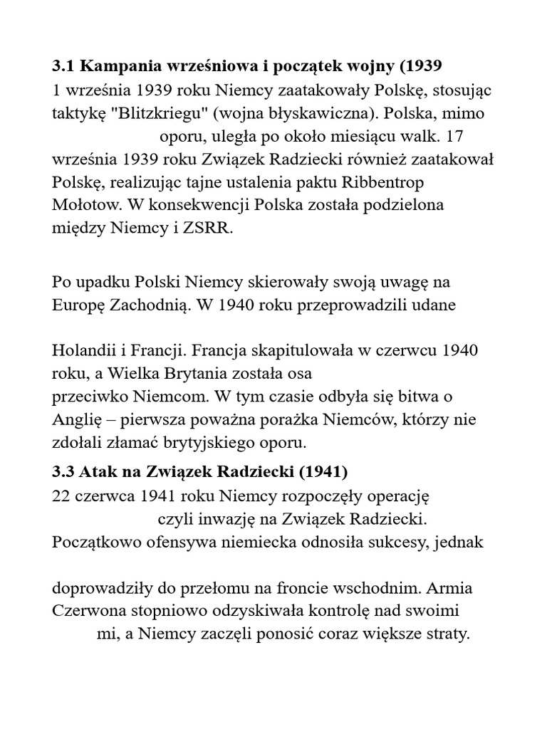 II Wojna Swiatowa 3 | PDF