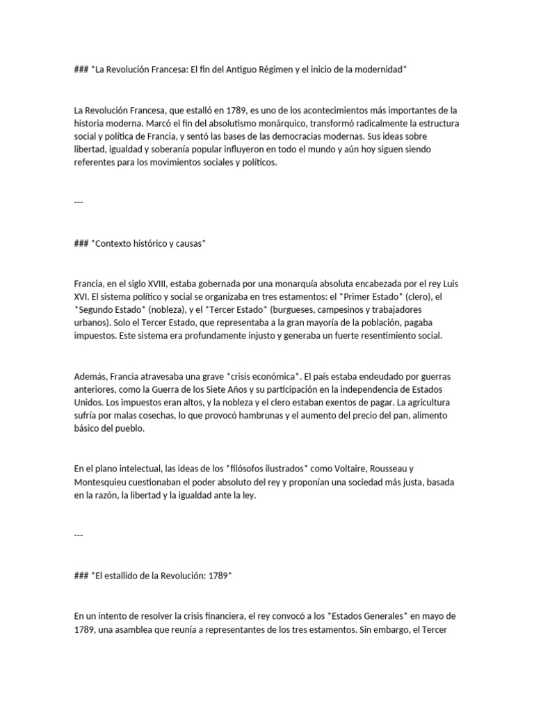 Rev Francesa Prueba | PDF | revolución Francesa | Ciencias Políticas