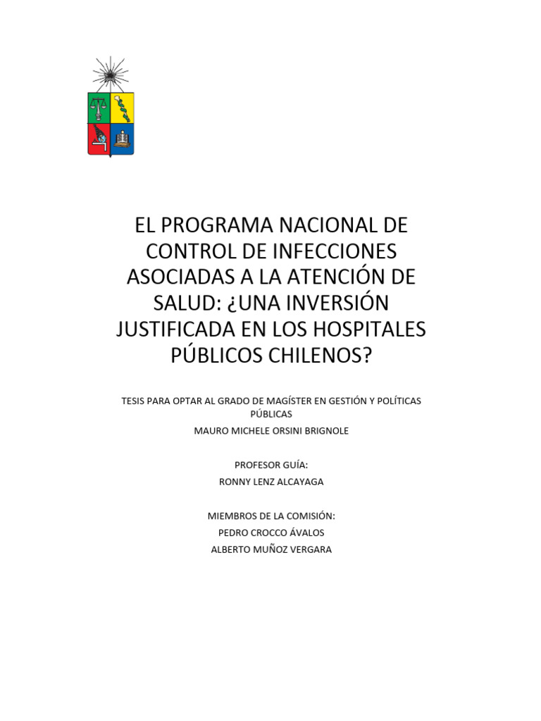 Evaluación Económica del PNCIAAS en Chile | PDF | Hospital | Utilidad