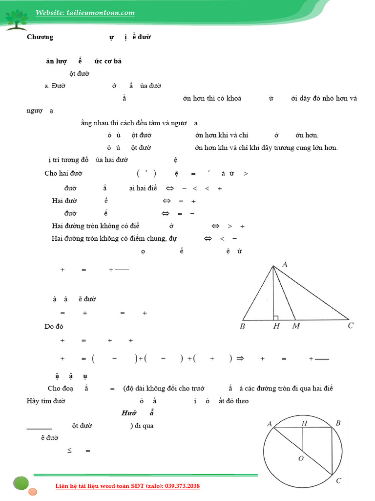 Cac Bai Toan Cuc Tri Ve Duong Tron | PDF