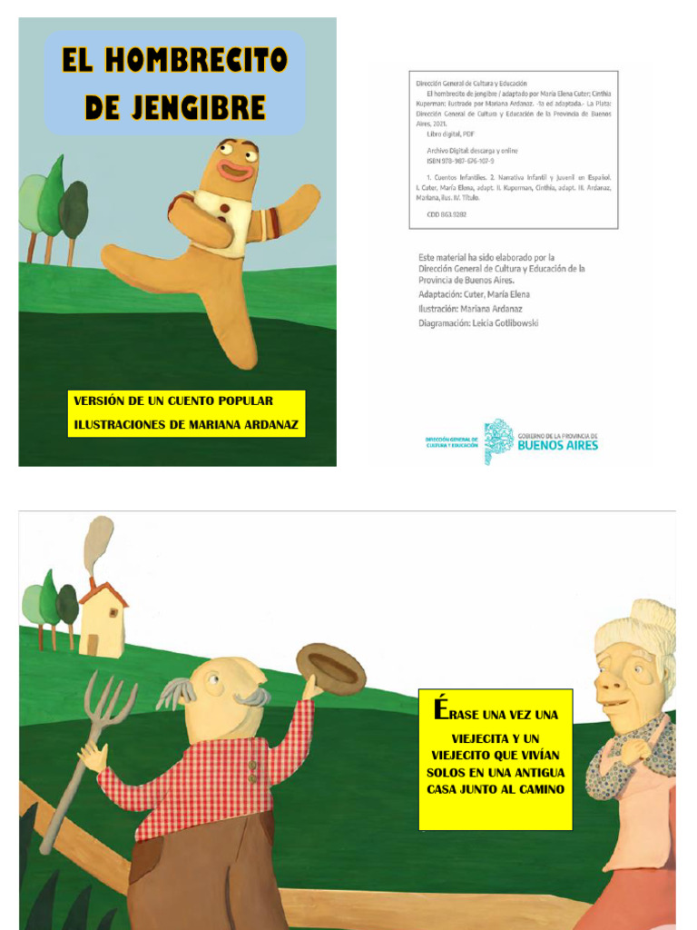 El Hombrecito de Jengibre-1º 2025-Impr Mayúscula | PDF