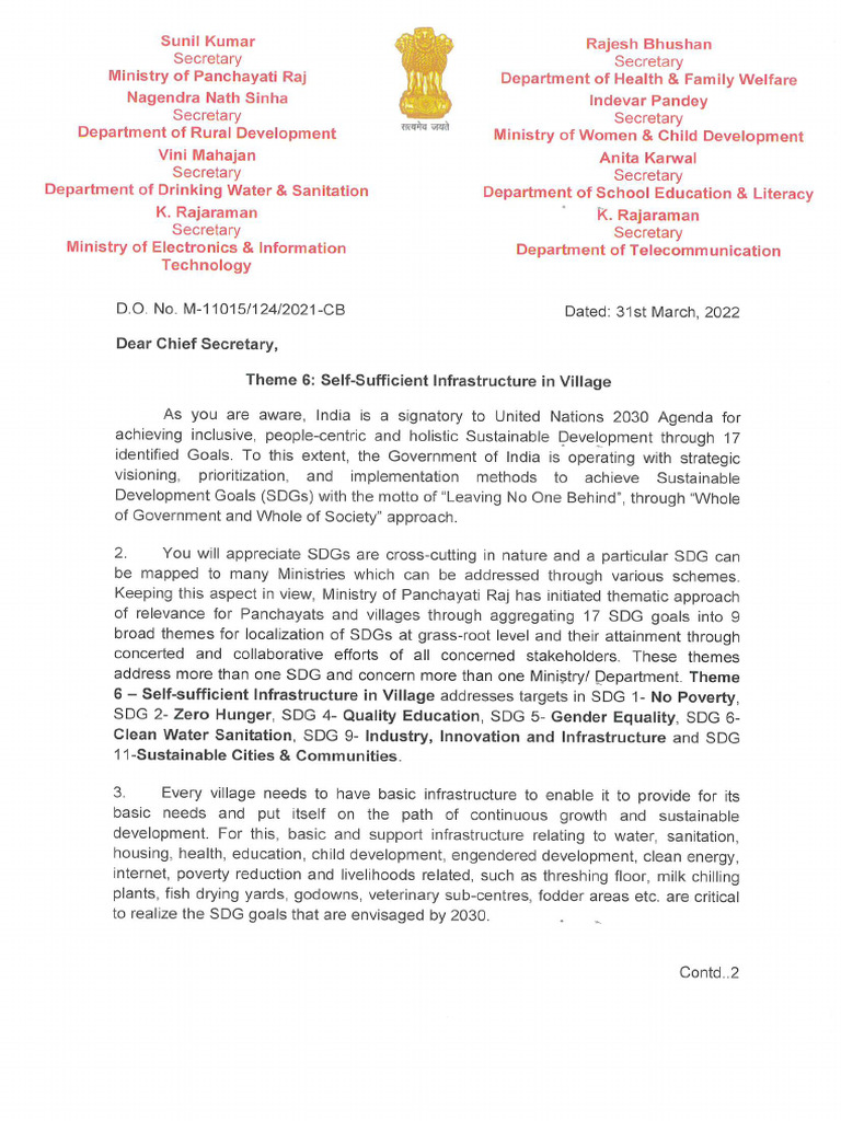 Theme 6 - Self-Sufficient Infrastructure in Village - 1698067924550 | PDF