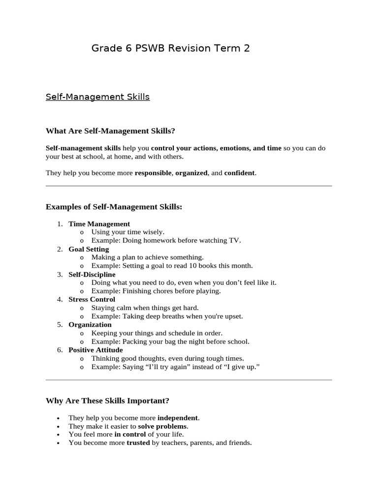 Grade 6 PSWB Revision Term 2 | PDF | Prophets And Messengers In Islam ...