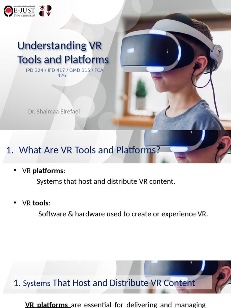 2 - Understanding VR Tools and Platforms. | PDF | Virtual Reality | Htc ...