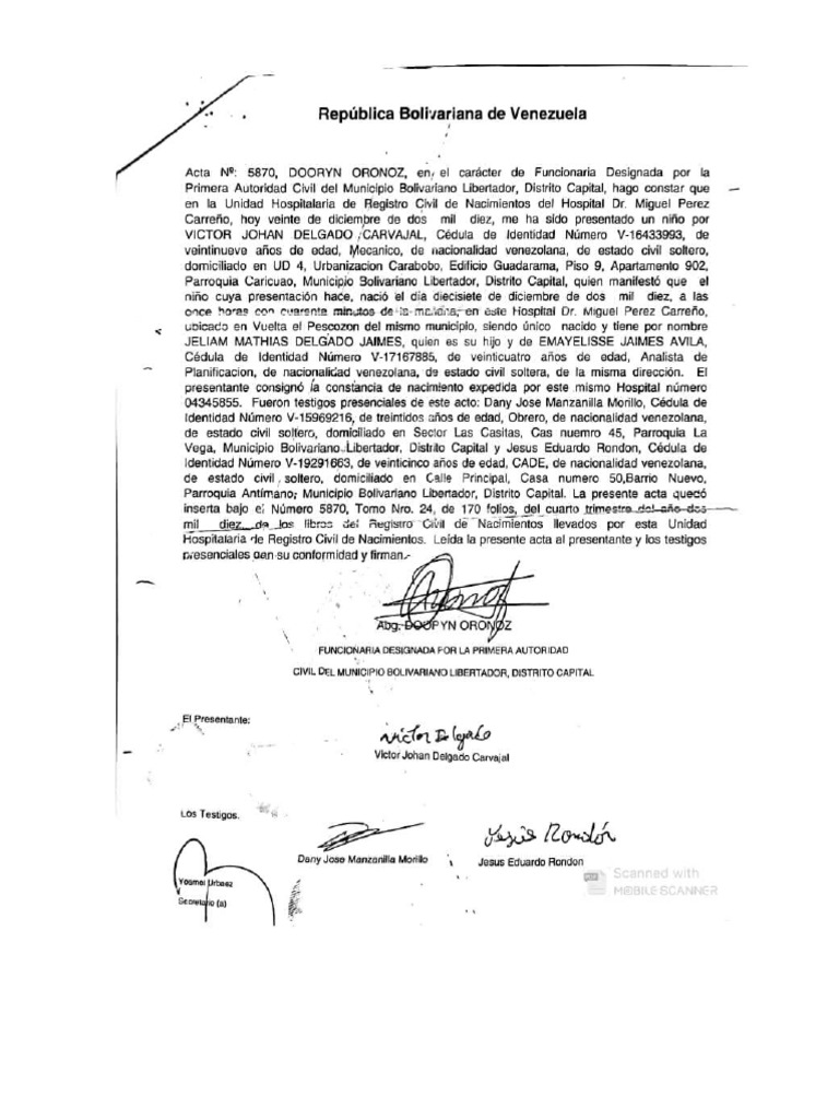 Documentos Varios | PDF