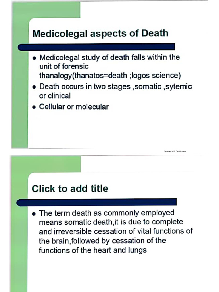 LegalMedicine Lecture 3 (Autopsy) | PDF