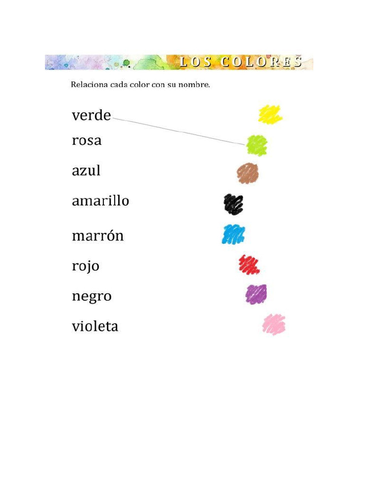 Los Colores para Emparejar | PDF