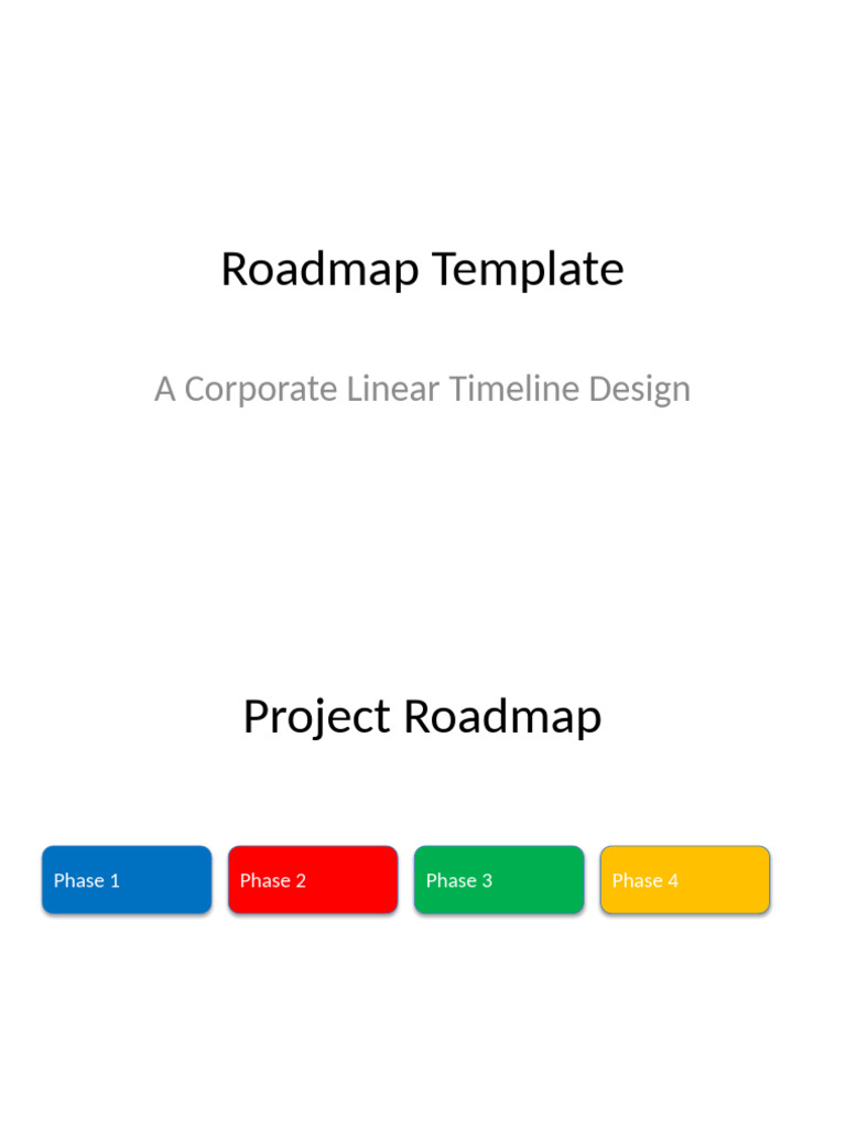 Roadmap Template | PDF
