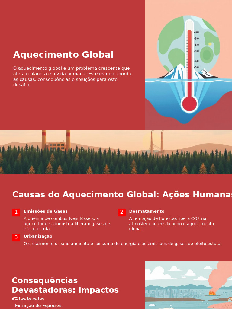 Trabalho Sobre Aquecimento Global Slides | PDF | Aquecimento global e ...