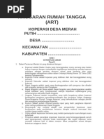 Draft AD/ART Koperasi Merah Putih | PDF