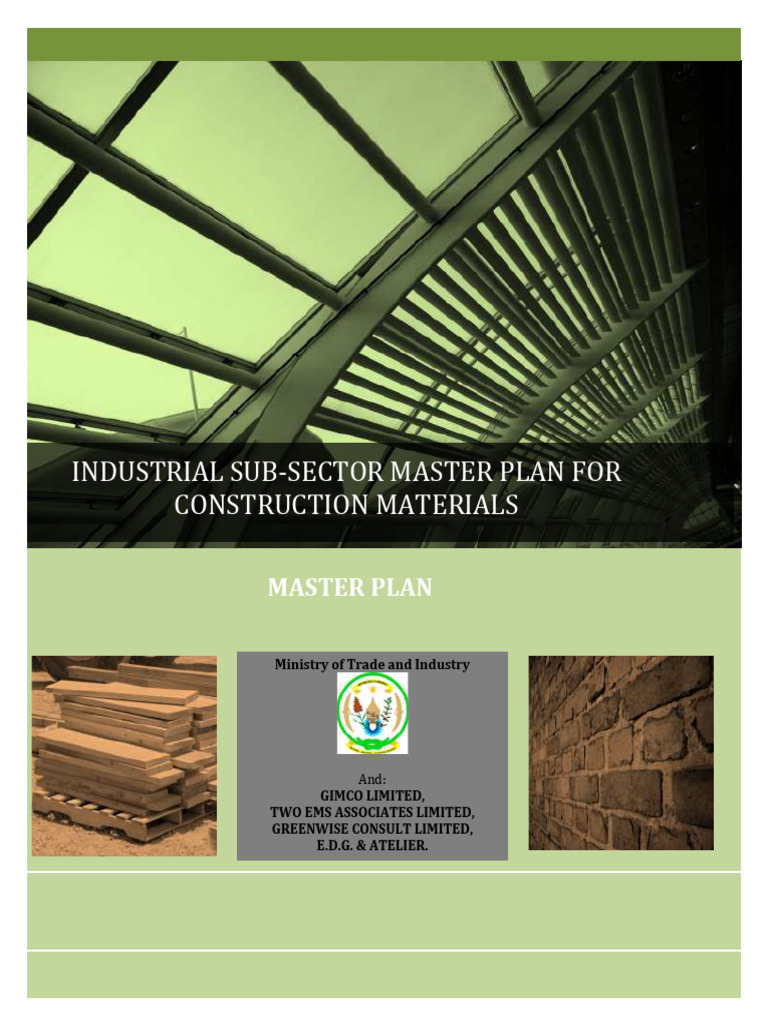 Rwanda Construction Materials Master Plan | PDF | Building Materials ...