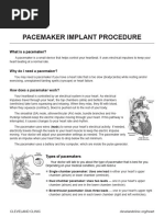 Medtronic Micra Transcatheter Pacing System Patient Brochure | PDF