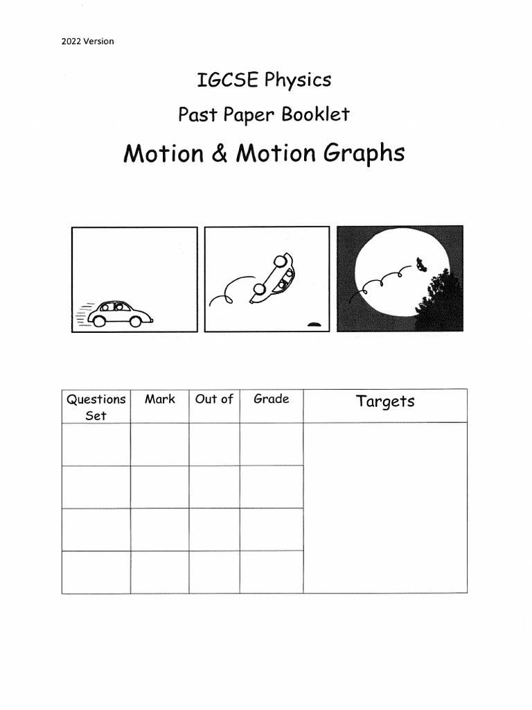 Motion and Motion Graphs | PDF