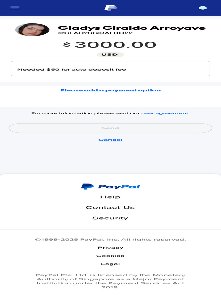 PayPal Make A Payment Preview 3 | PDF