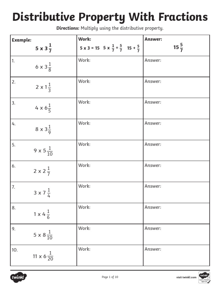BW Distributive Fractions | PDF | Logical Expressions | Mathematical Logic
