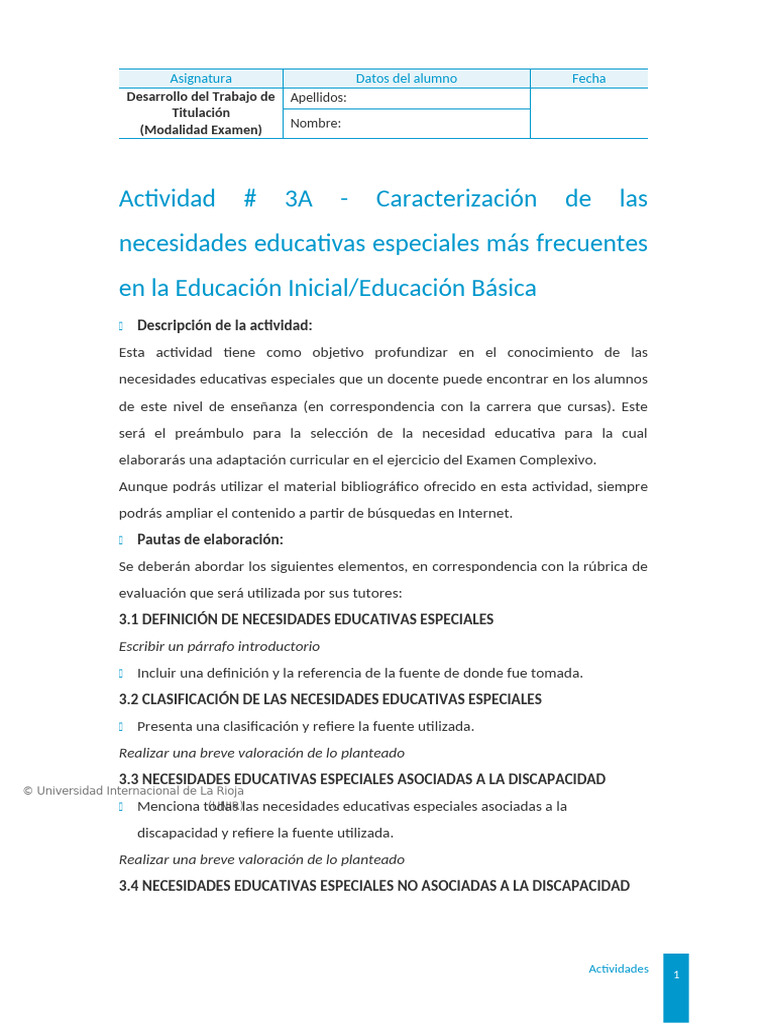 DTT Act3 Exa | PDF | Aprendizaje