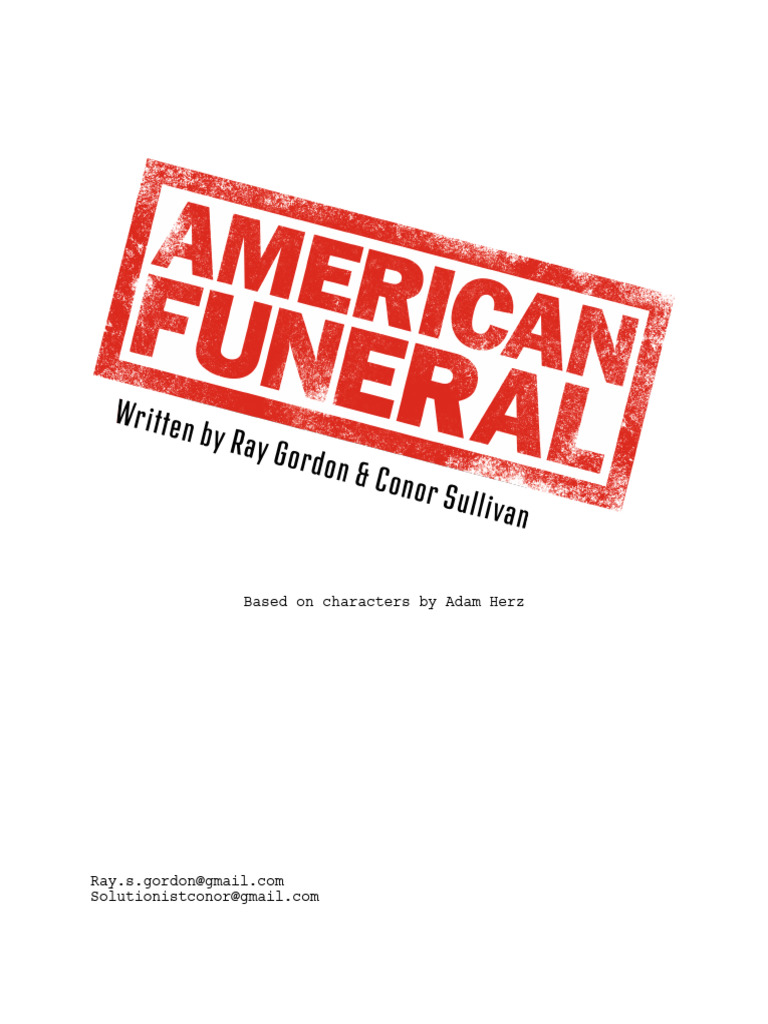 American Funeral 2024 FINAL | PDF