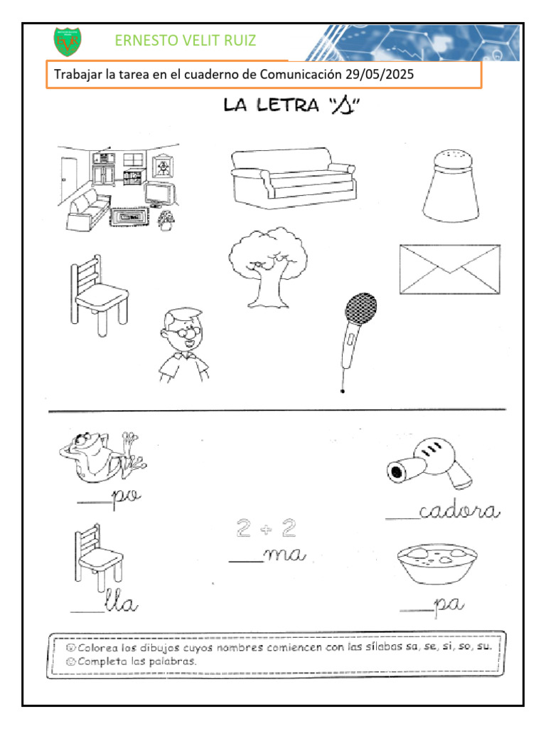 La Silaba Sa - Se.si - So.su | PDF